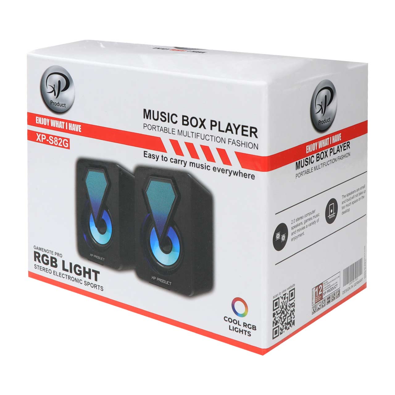 اسپیکر رومیزی XP Product مدل XP-S82G - مشکی - فروشگاه - پنل فروشگاهی eways