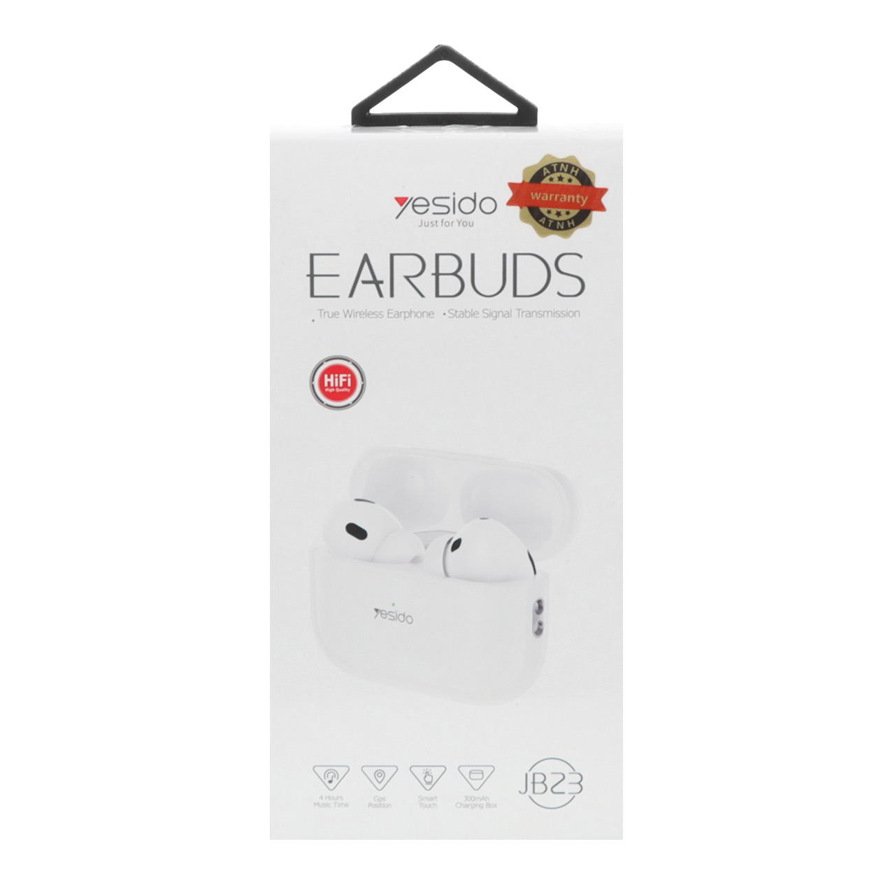 ایرفون بی سیم Yesido مدل JB23 - سفید - فروشگاه - پنل فروشگاهی eways