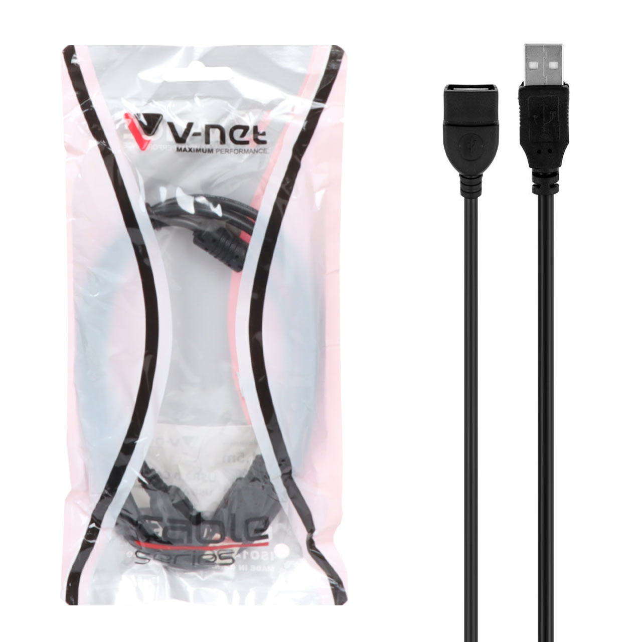 کابل افزایش طول 1.5 متری - V-net USB 2.0 - فروشگاه - پنل فروشگاهی eways